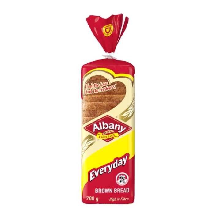 ALBANY EVERYDAY BREAD BROWN 700G - Striker Meat
